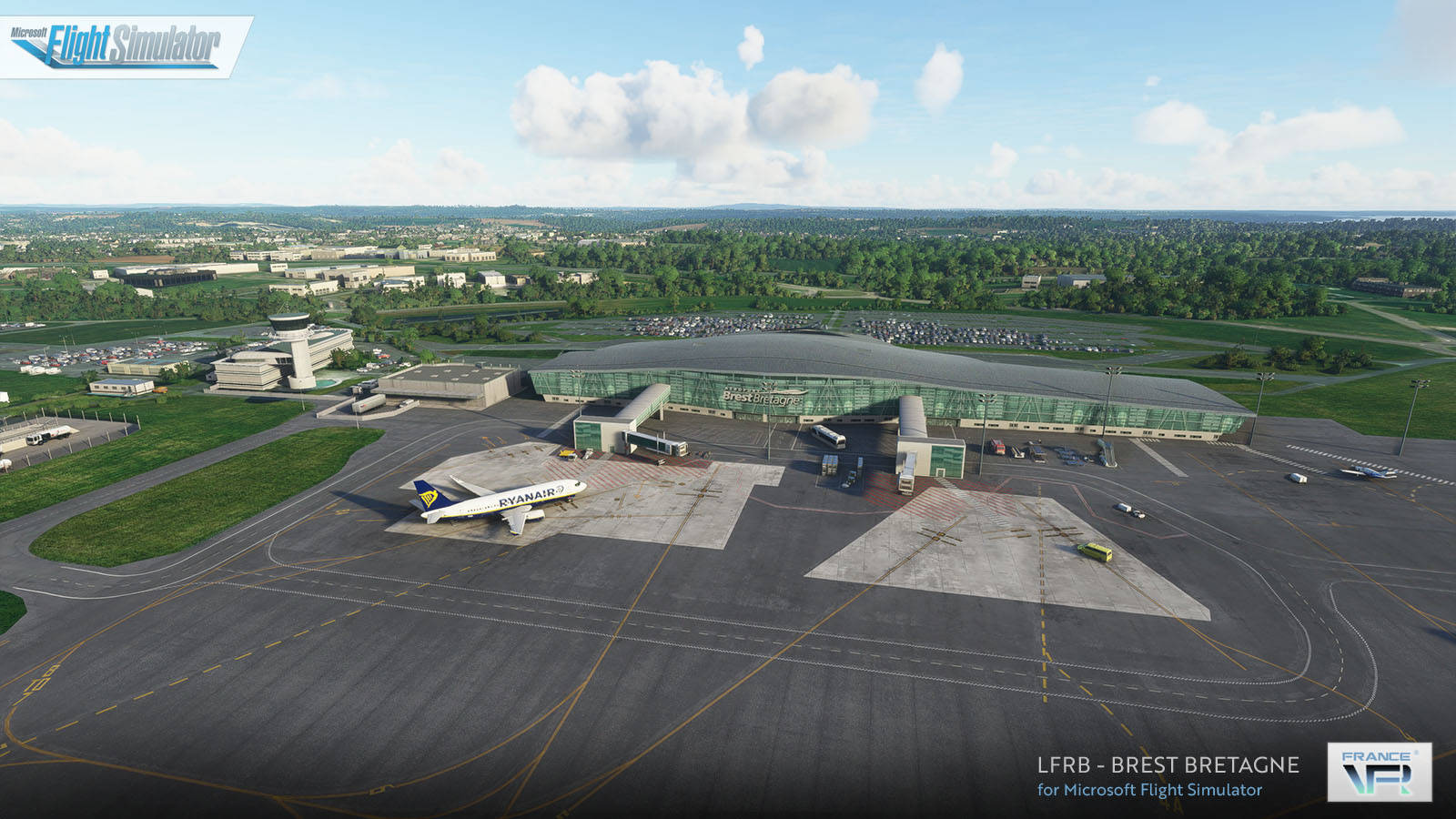 Just Flight France VFR LFRB Brest Bretagne MSFS 