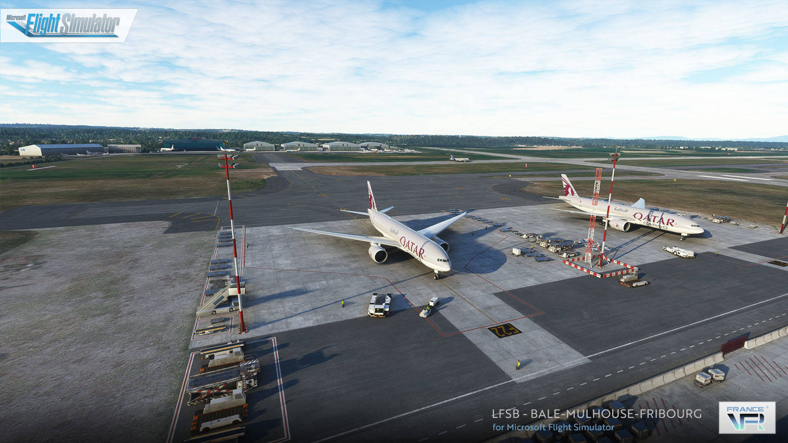 Just Flight - France VFR - LFSB - Basel-Mulhouse-Freiburg