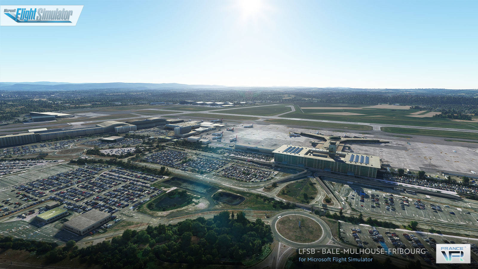 Just Flight - France VFR - LFSB - Basel-Mulhouse-Freiburg