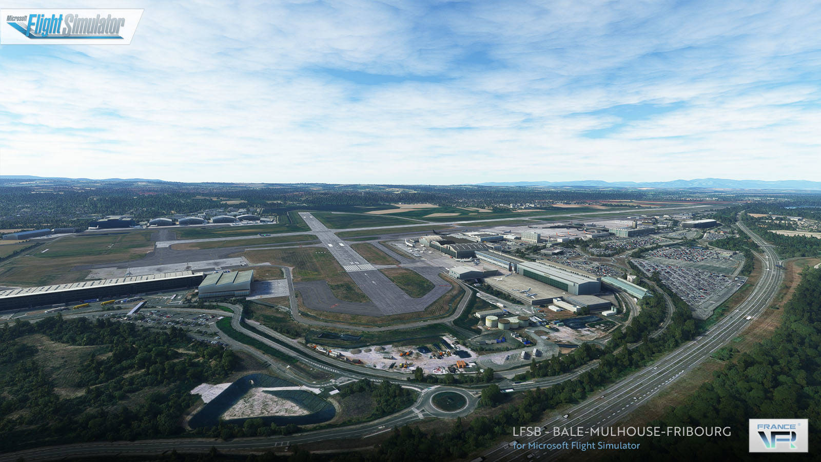 Just Flight - France VFR - LFSB - Basel-Mulhouse-Freiburg