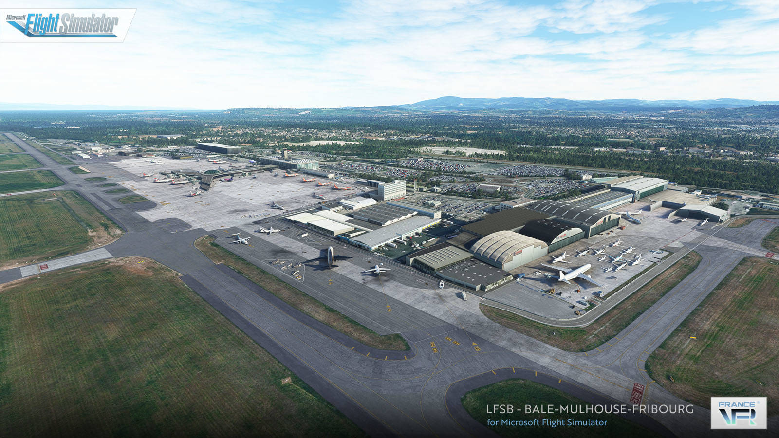 Just Flight - France VFR - LFSB - Basel-Mulhouse-Freiburg
