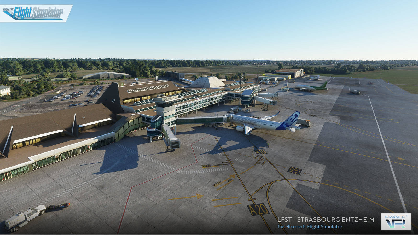 Just Flight - France VFR - LFST - Strasbourg Entzheim (MSFS)