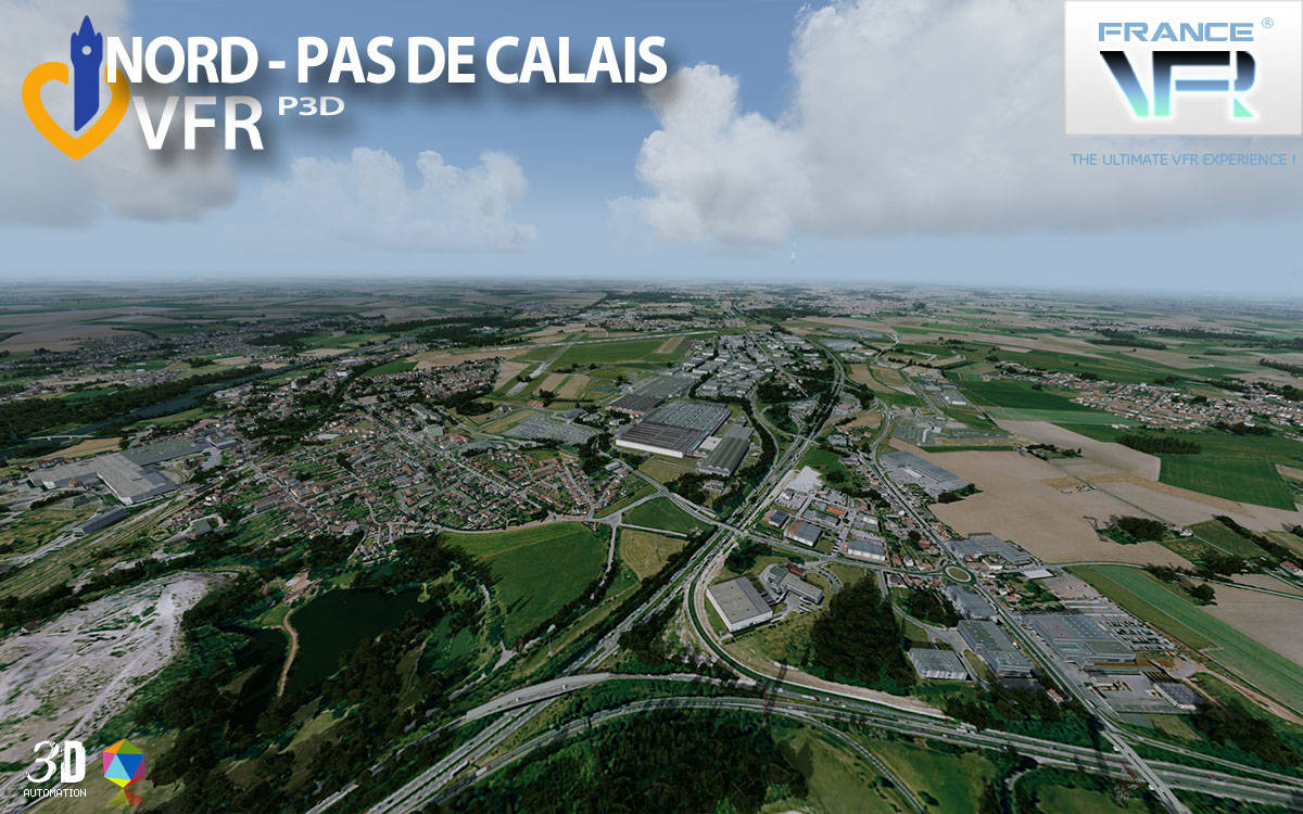Just Flight - France VFR - Nord-Pas de Calais (P3D v4/v5)