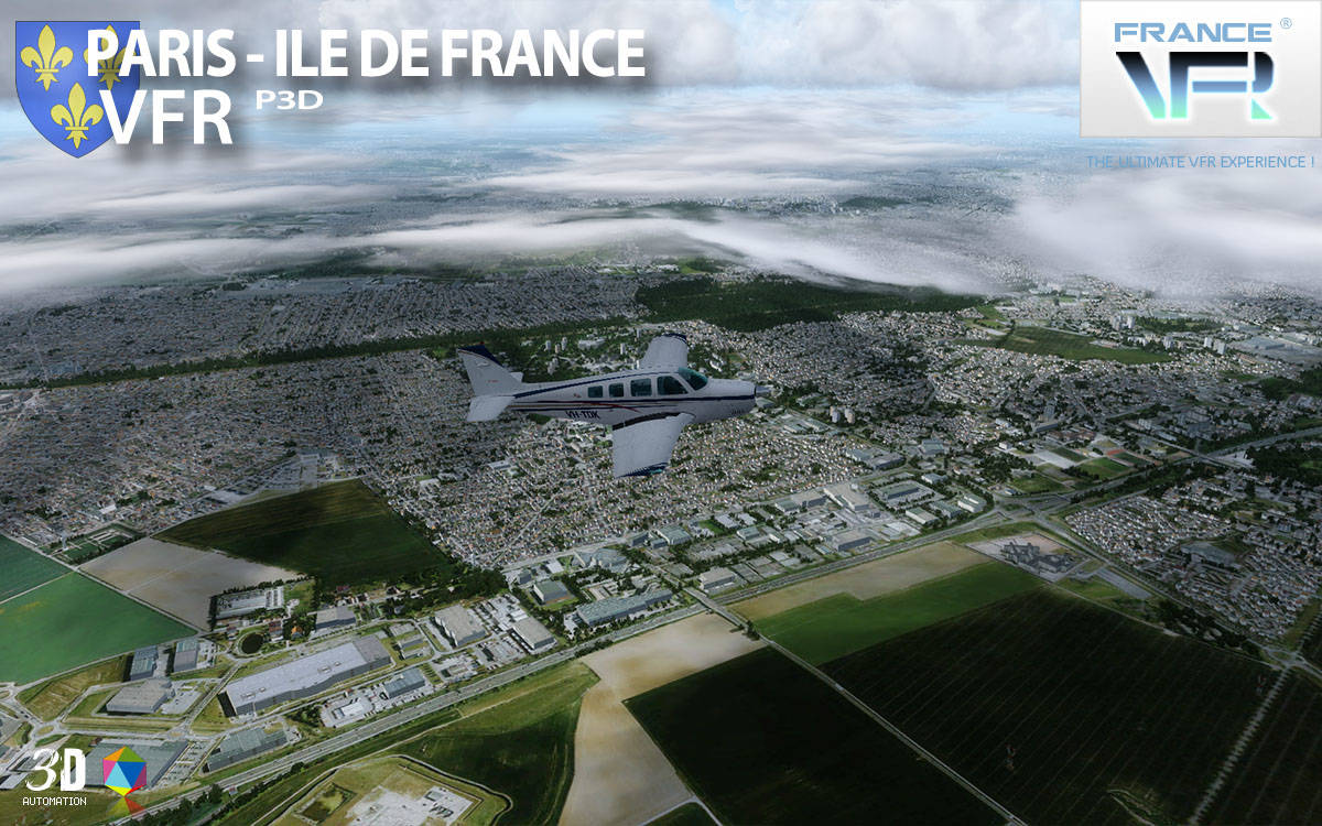 Just Flight - France VFR - Paris-Ile de France (P3D v4/v5)