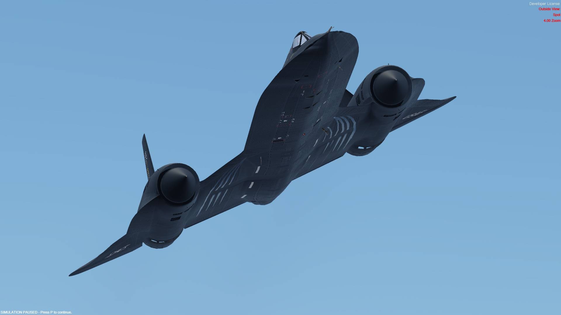 Just Flight - Glowingheat Lockheed SR-71 Blackbird