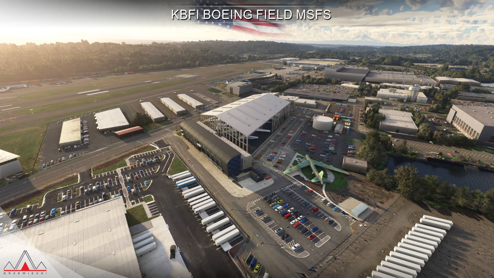 Just Flight - KBFI Boeing Field MSFS