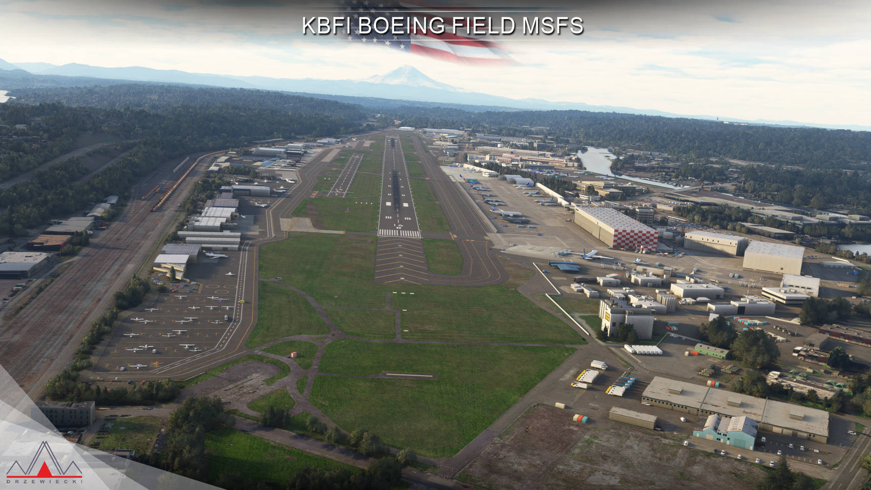 Just Flight - KBFI Boeing Field MSFS