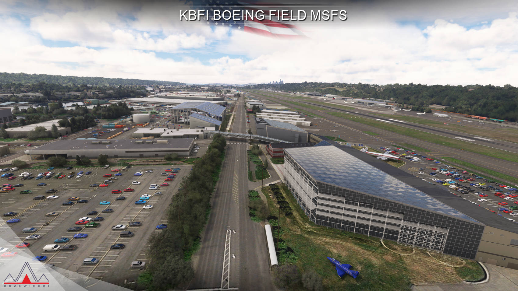 Just Flight - KBFI Boeing Field MSFS
