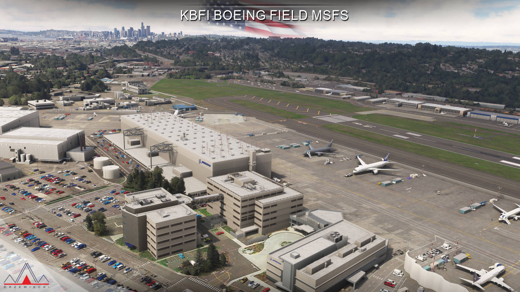 Just Flight - KBFI Boeing Field MSFS