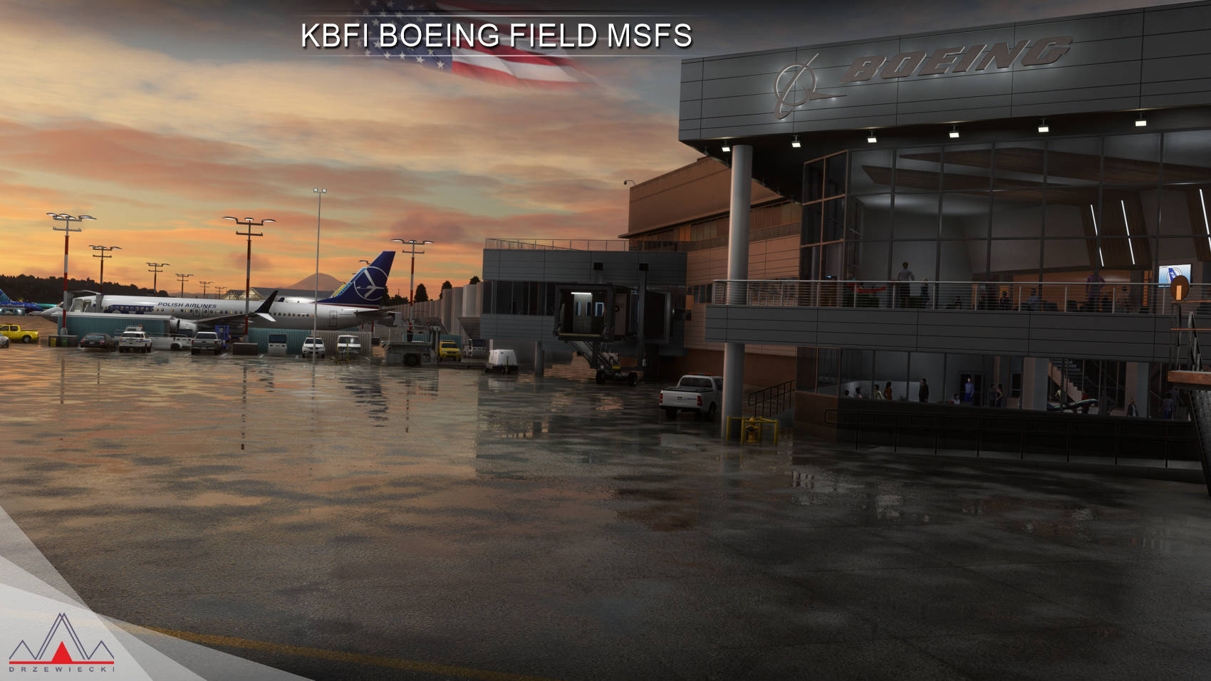 Just Flight - KBFI Boeing Field MSFS