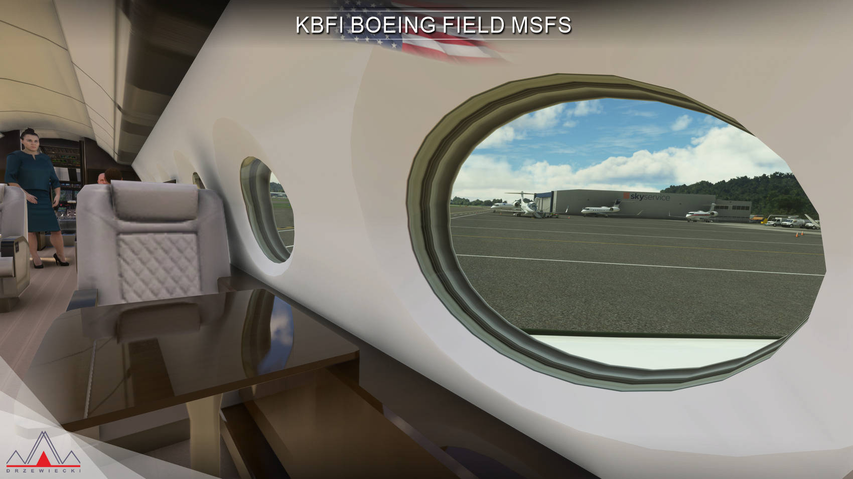 Just Flight - KBFI Boeing Field MSFS