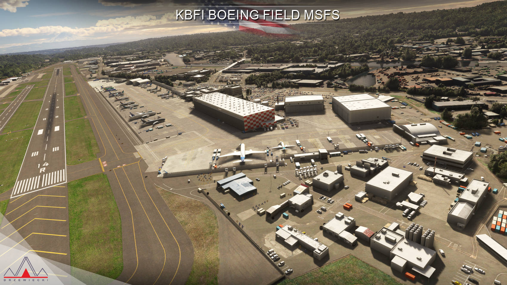 Just Flight - KBFI Boeing Field MSFS