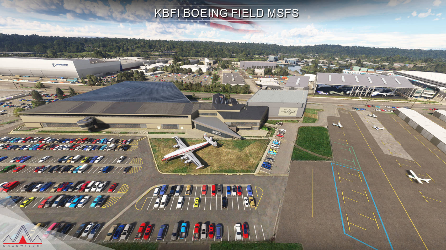 Just Flight - KBFI Boeing Field MSFS