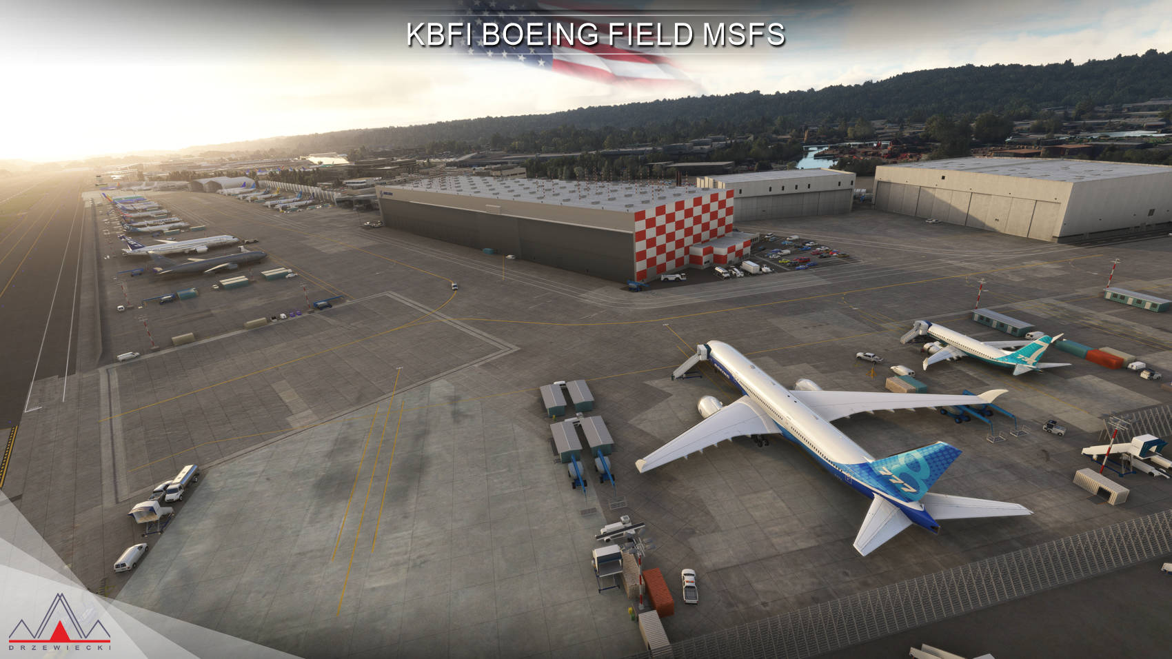 Just Flight - KBFI Boeing Field MSFS