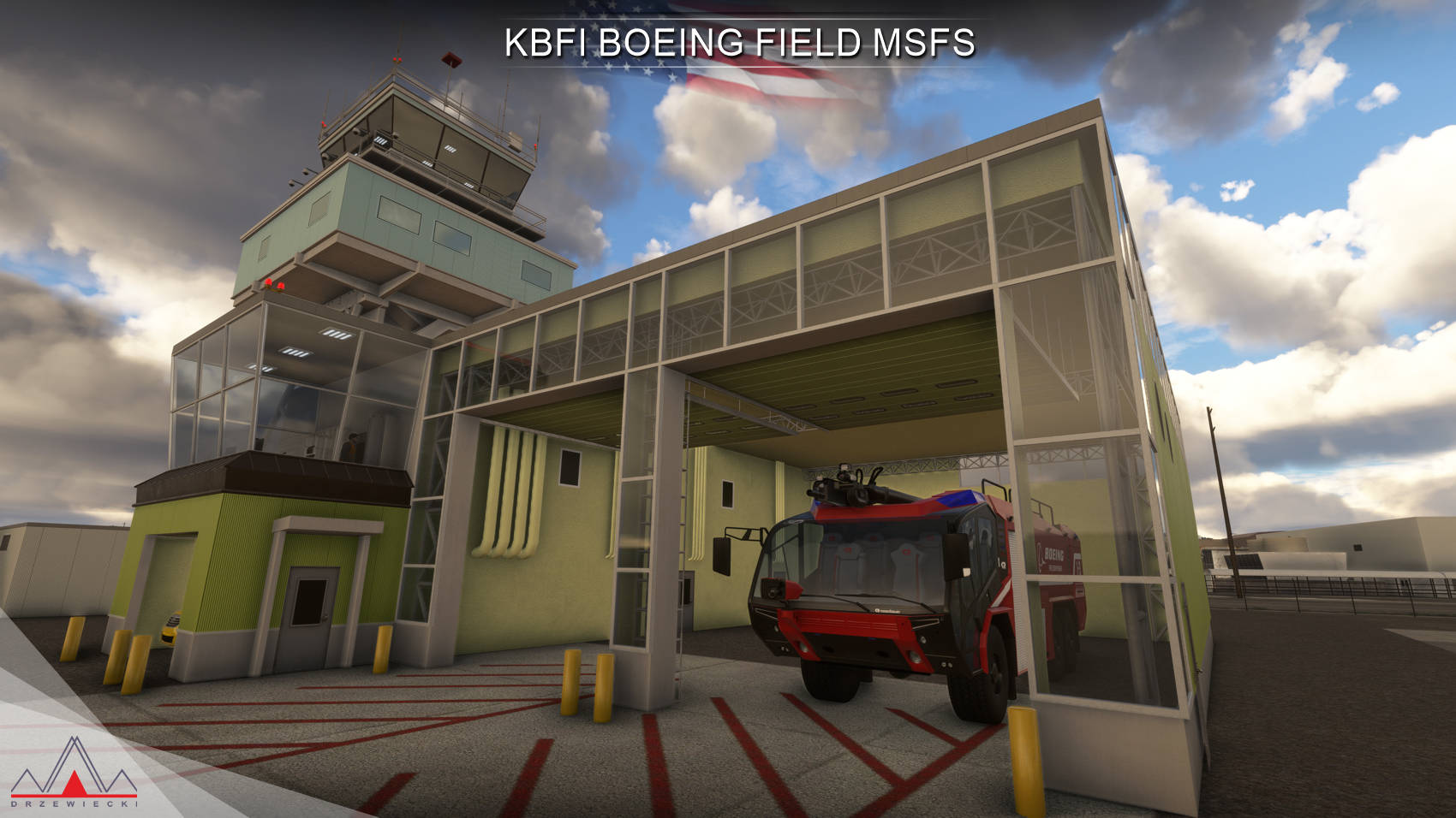 Just Flight - KBFI Boeing Field MSFS