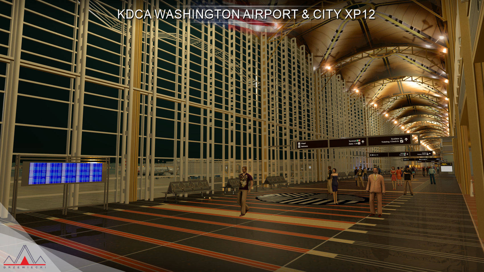 Just Flight - KDCA Washington Airport & City XP12