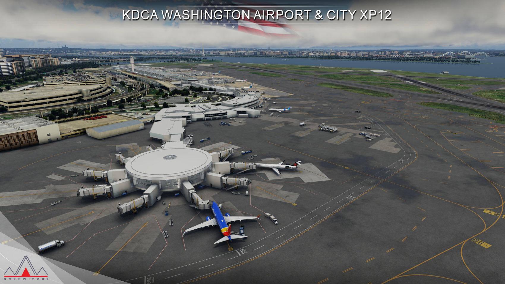 Just Flight - KDCA Washington Airport & City XP12