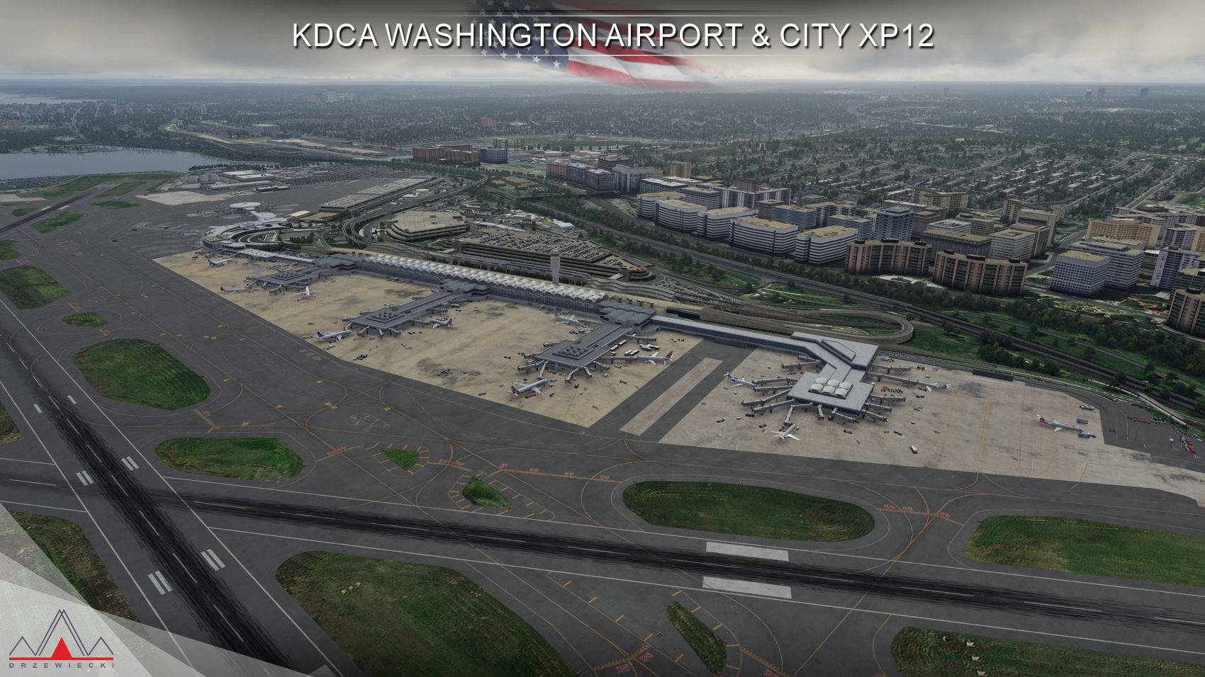 Just Flight - KDCA Washington Airport & City XP12