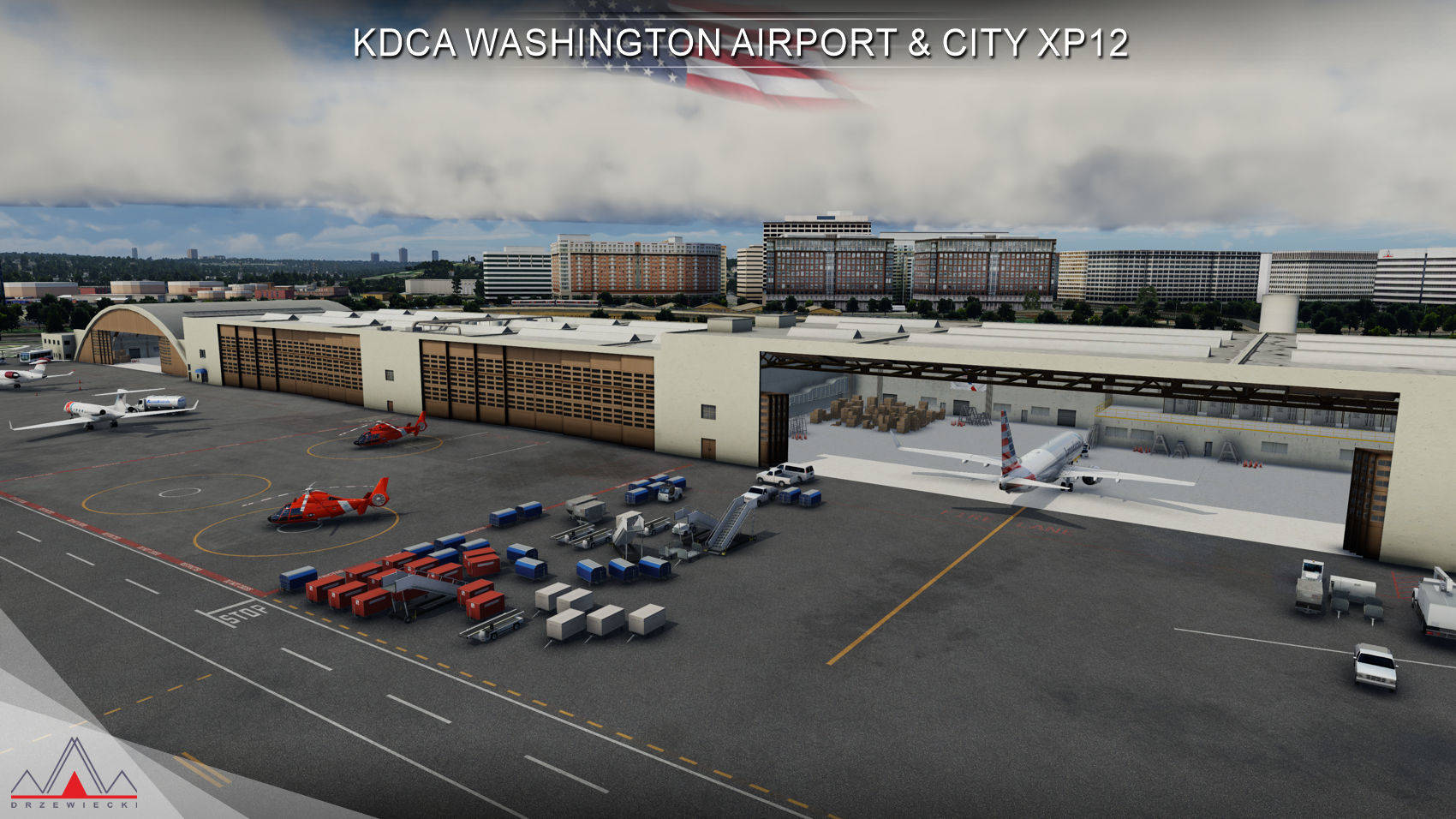 Just Flight - KDCA Washington Airport & City XP12