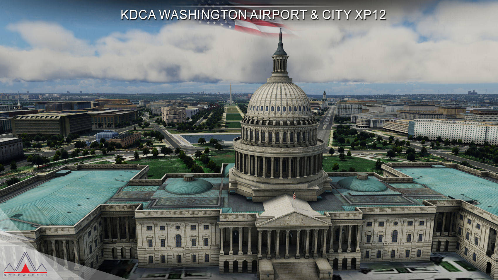 Just Flight - KDCA Washington Airport & City XP12