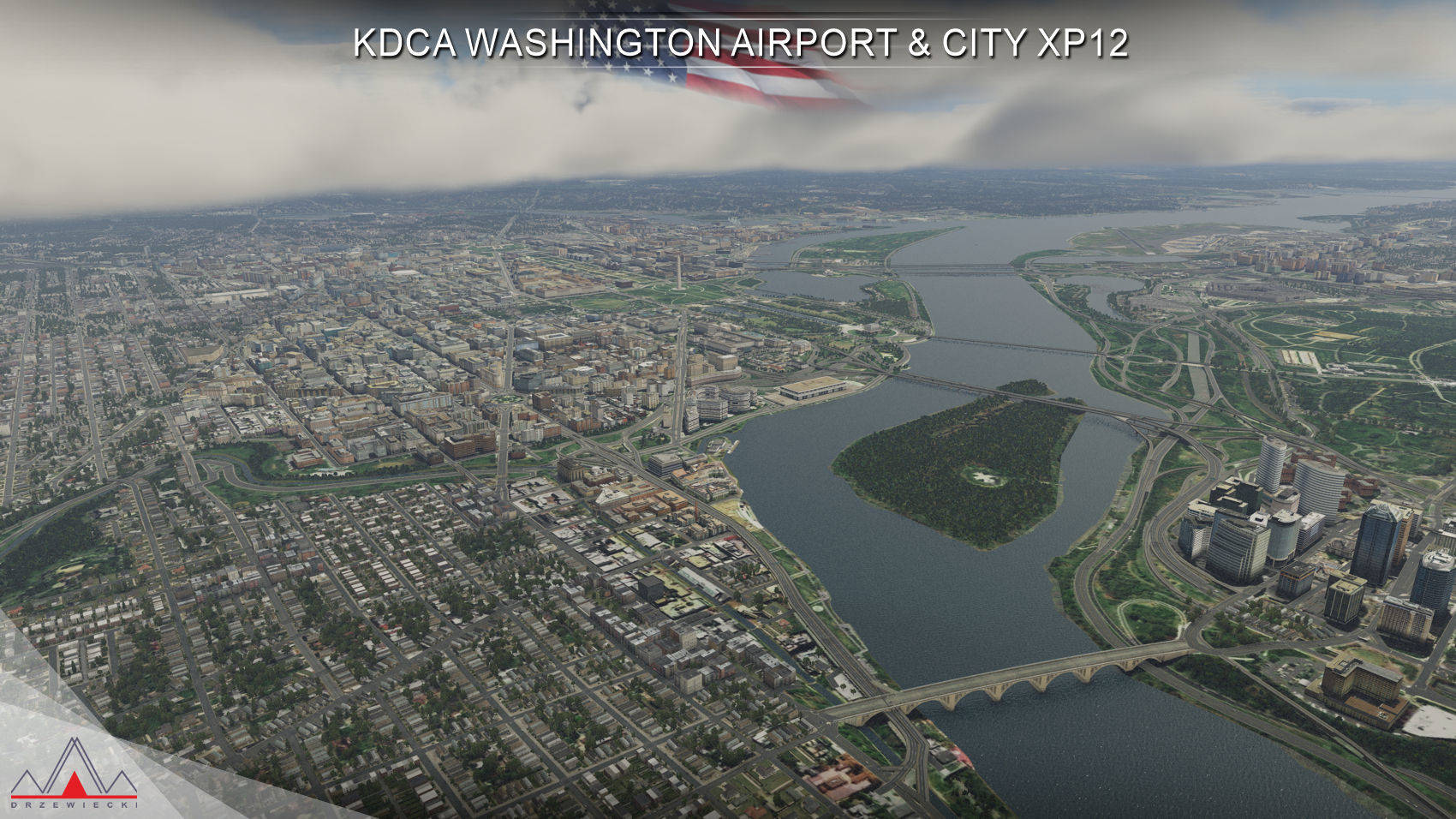 Just Flight - KDCA Washington Airport & City XP12
