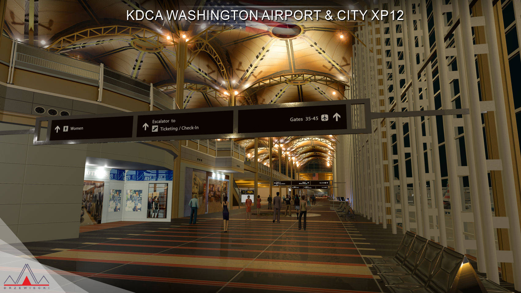 Just Flight - KDCA Washington Airport & City XP12