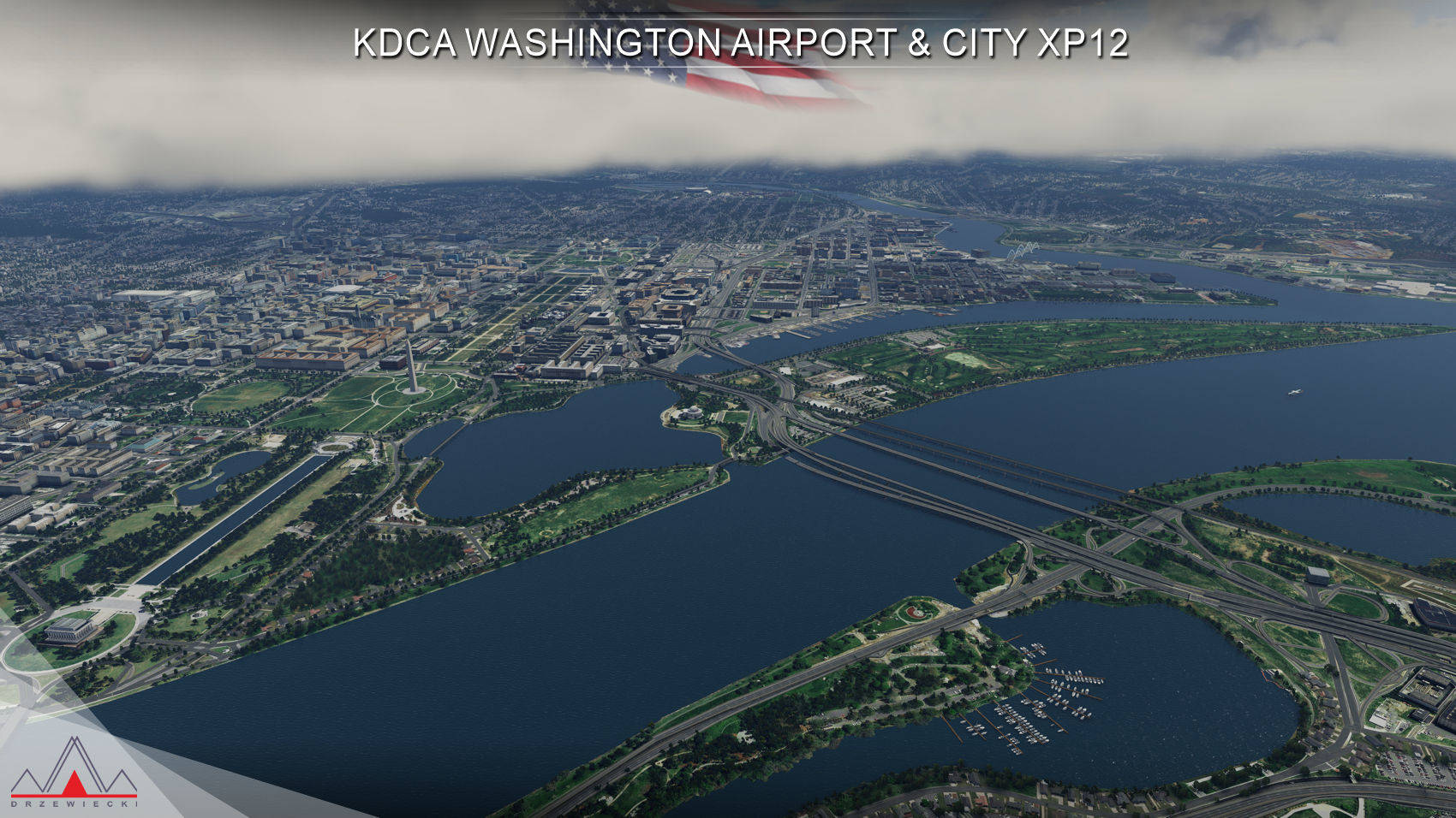 Just Flight - KDCA Washington Airport & City XP12