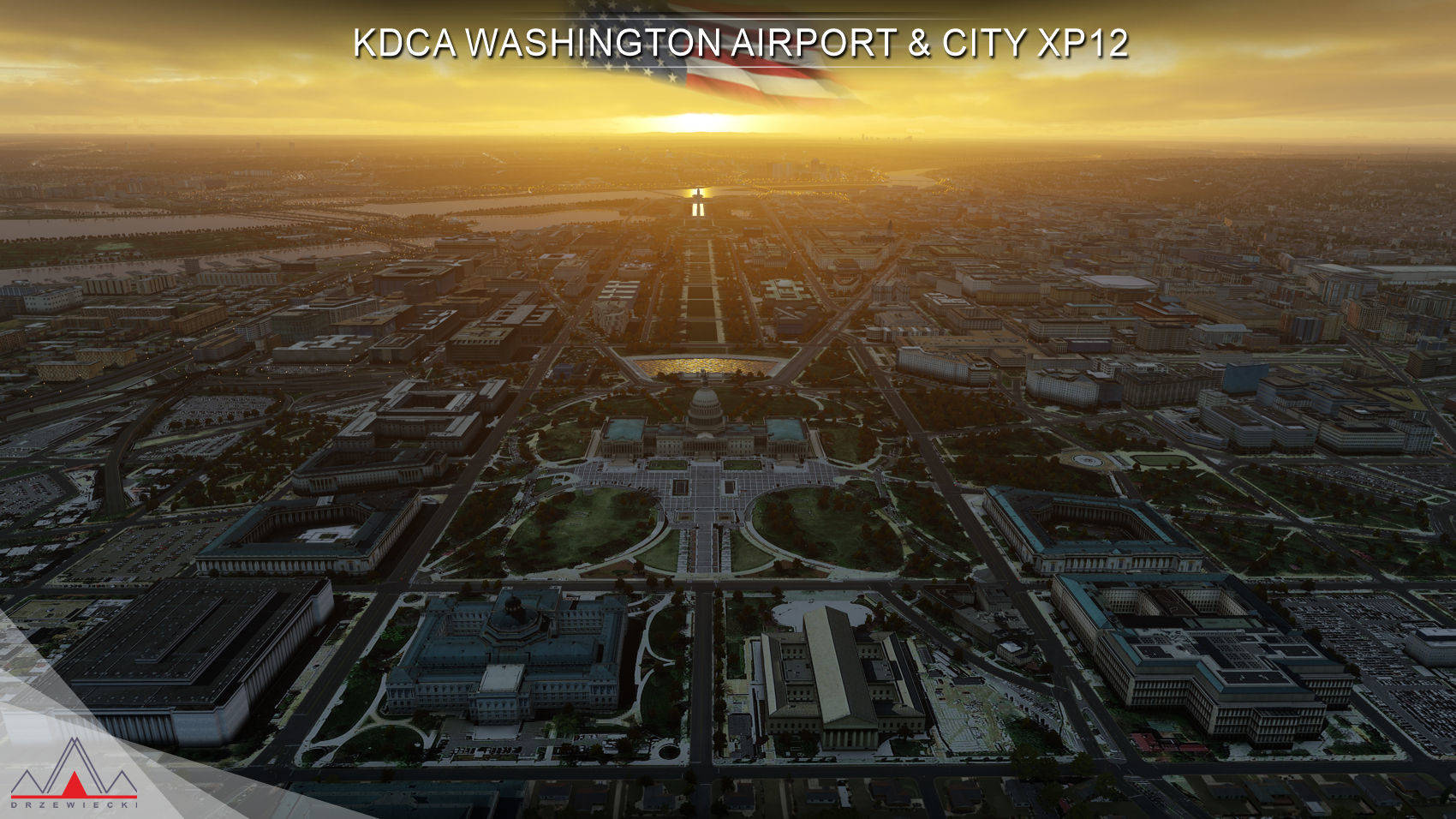 Just Flight - KDCA Washington Airport & City XP12