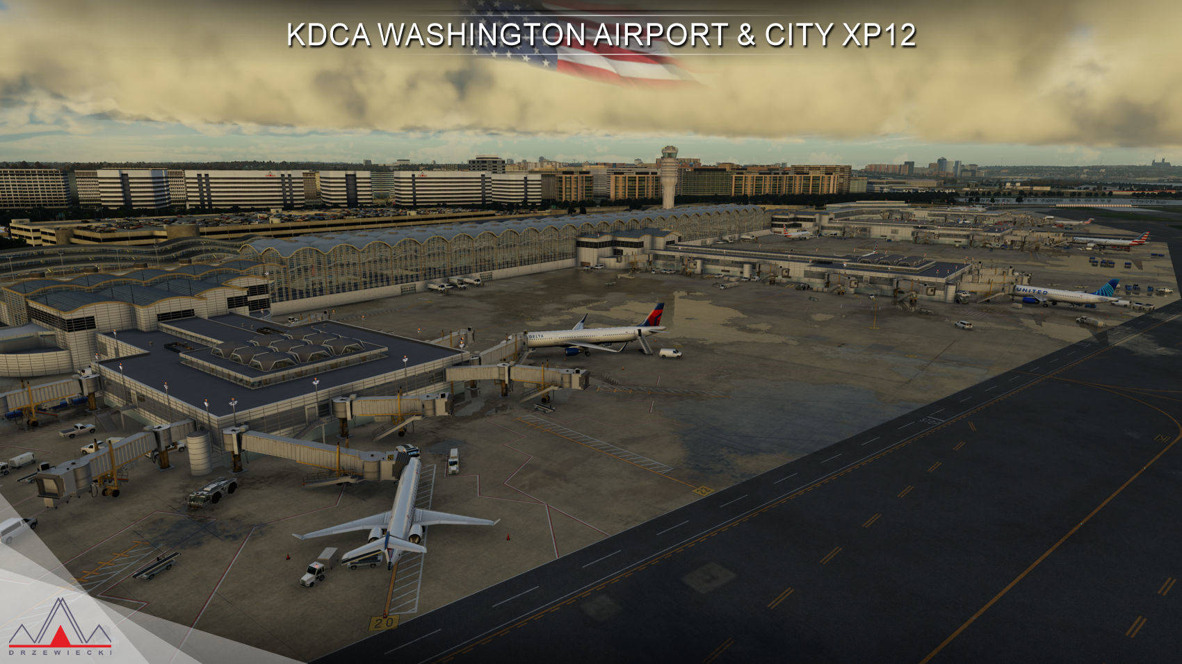 Just Flight - KDCA Washington Airport & City XP12