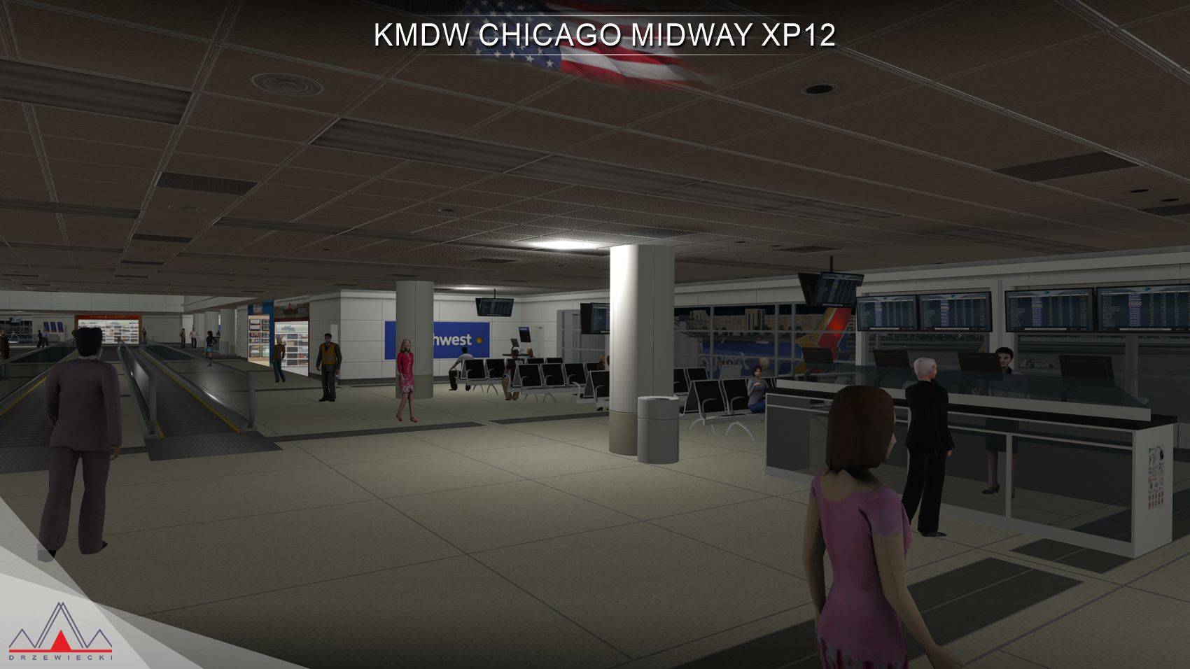 Just Flight - KMDW Chicago Midway XP12