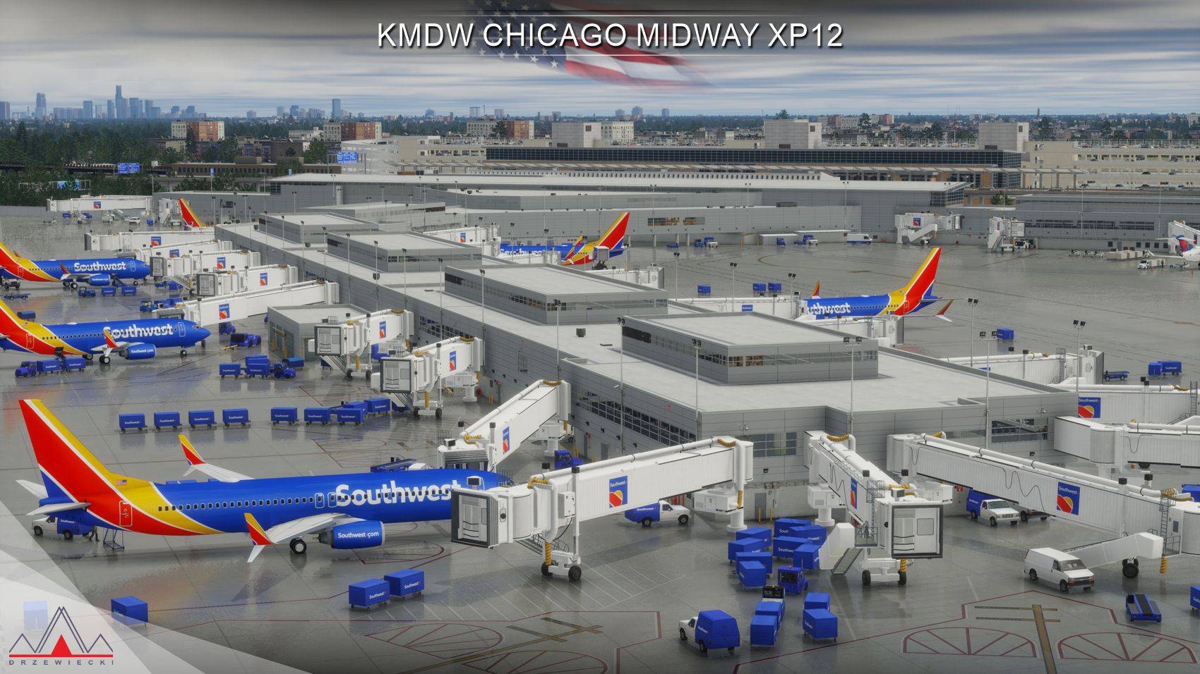 Just Flight - KMDW Chicago Midway XP12