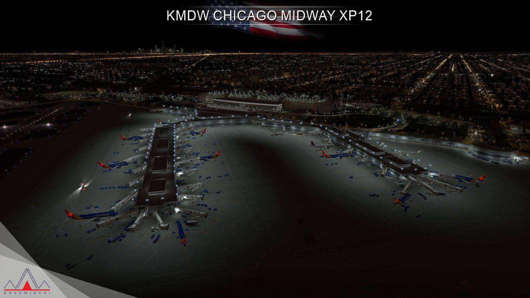 Just Flight - KMDW Chicago Midway XP12