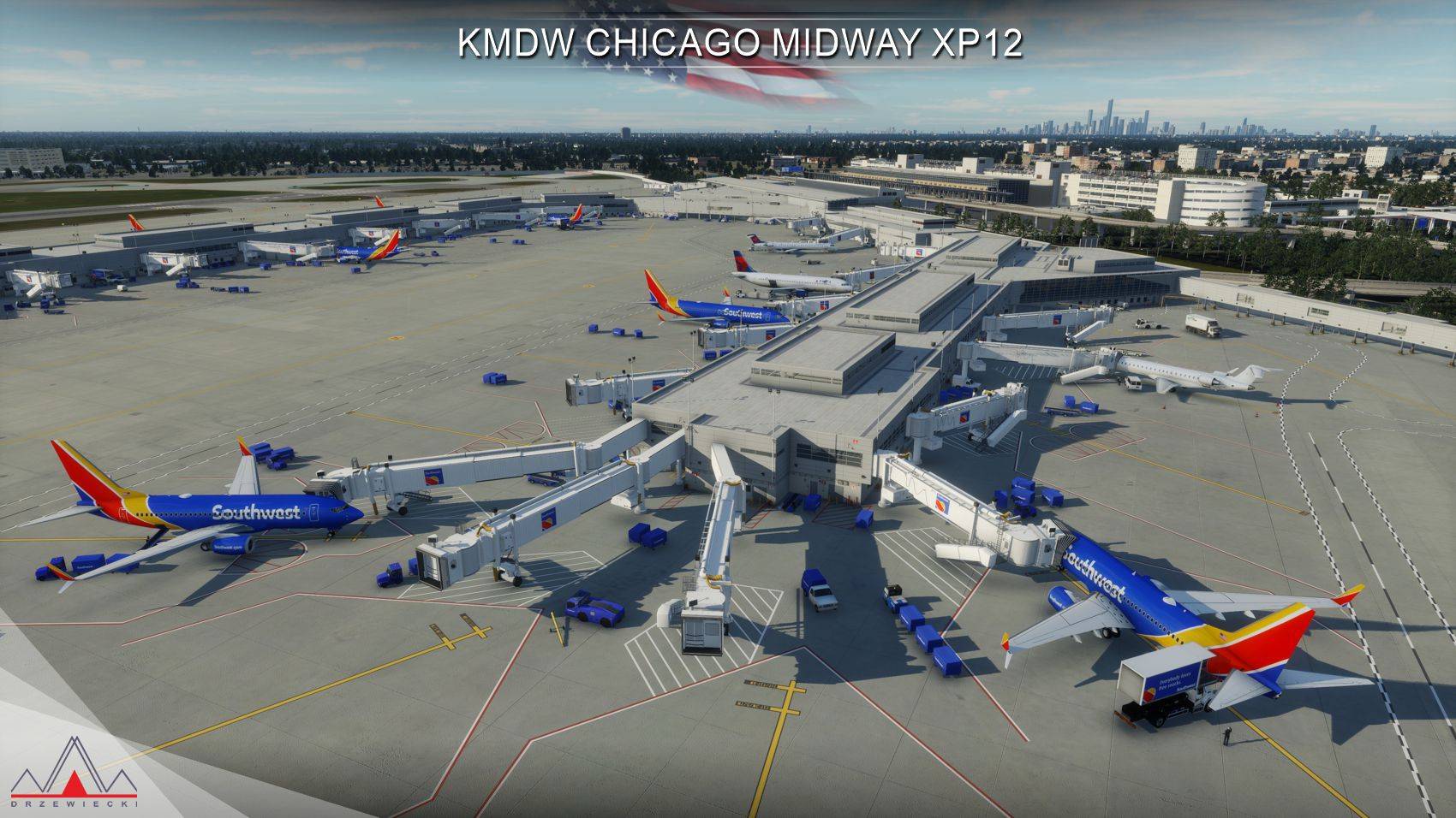 Just Flight - KMDW Chicago Midway XP12
