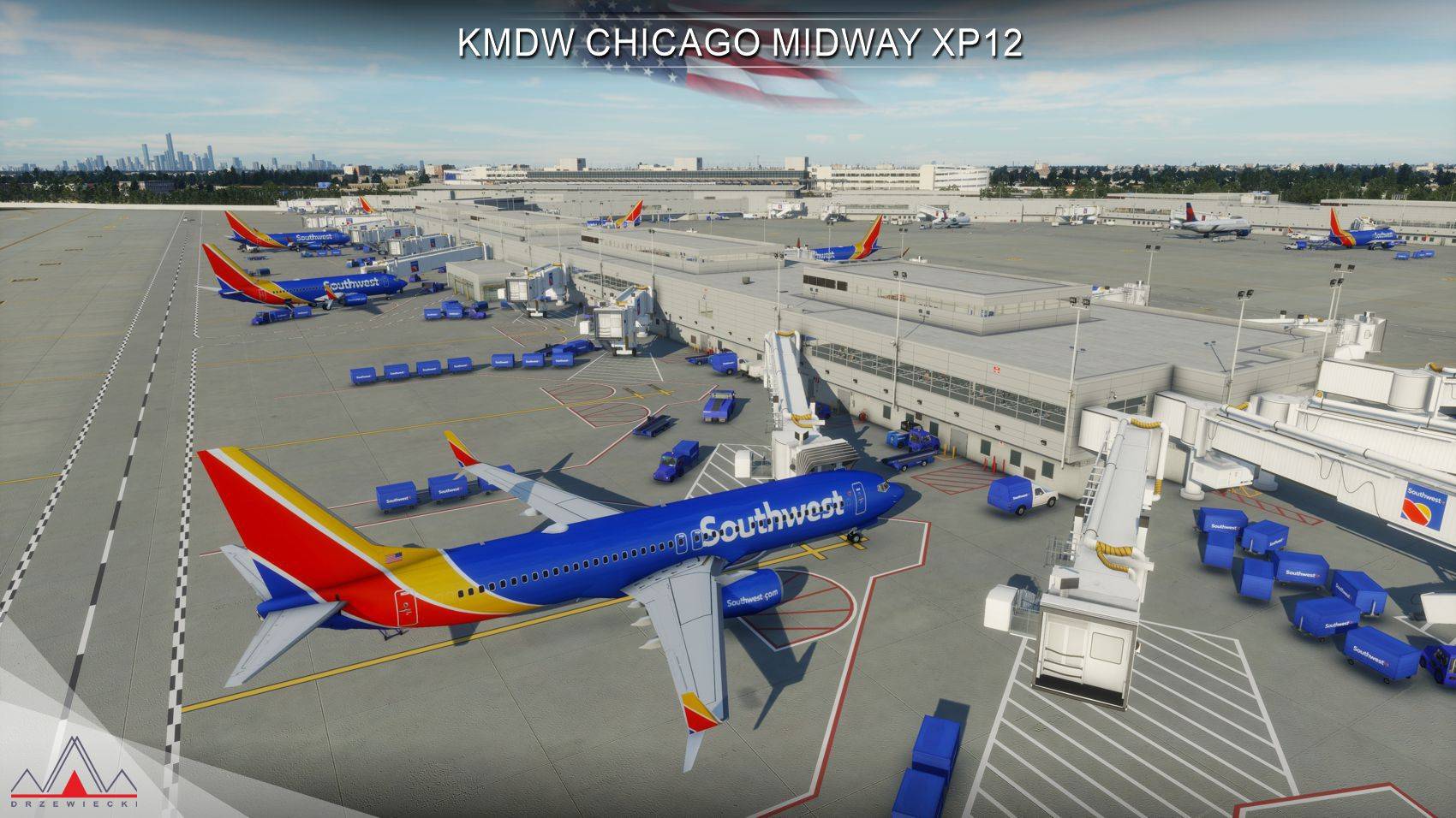 Just Flight - KMDW Chicago Midway XP12