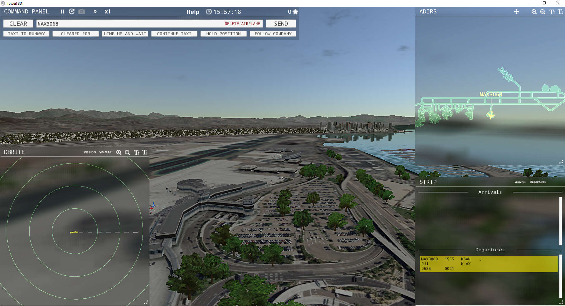 Just Flight - KSAN for Tower!3D
