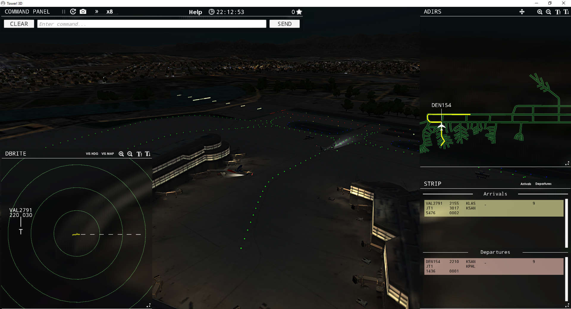 Just Flight - KSAN for Tower!3D