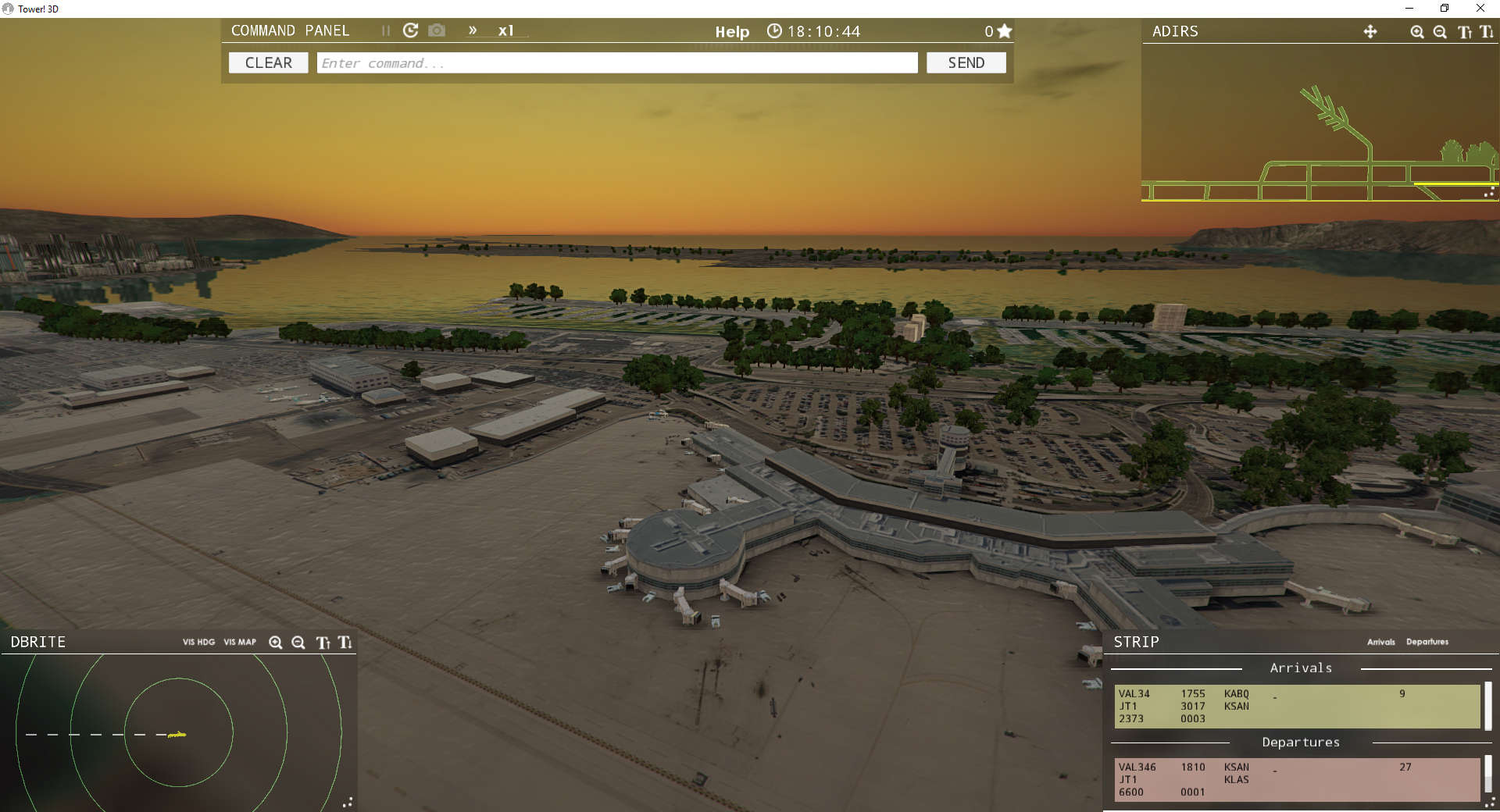 Just Flight - KSAN for Tower!3D