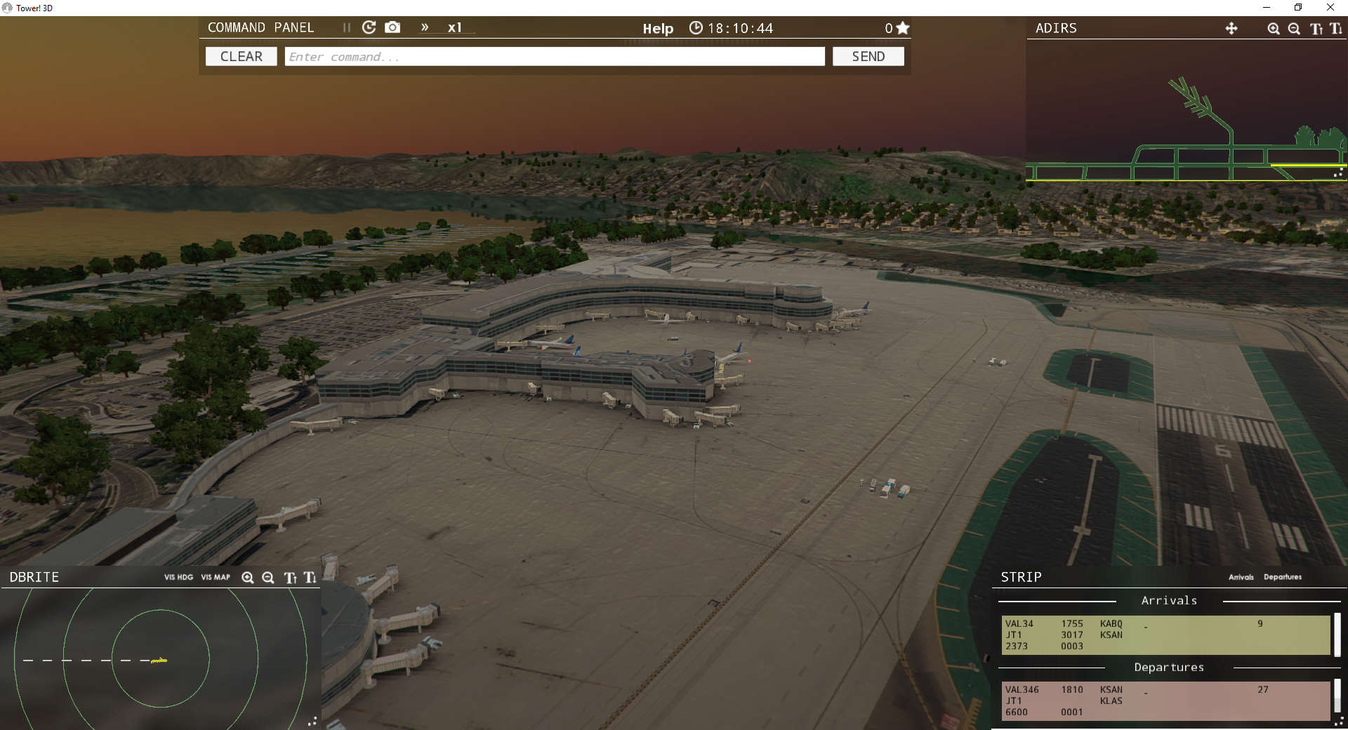 Just Flight - KSAN for Tower!3D