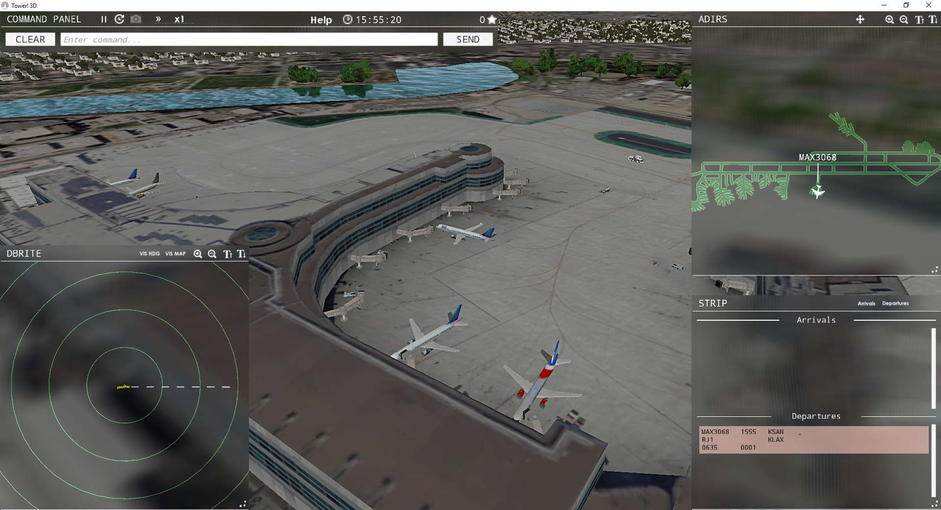 Just Flight - KSAN for Tower!3D