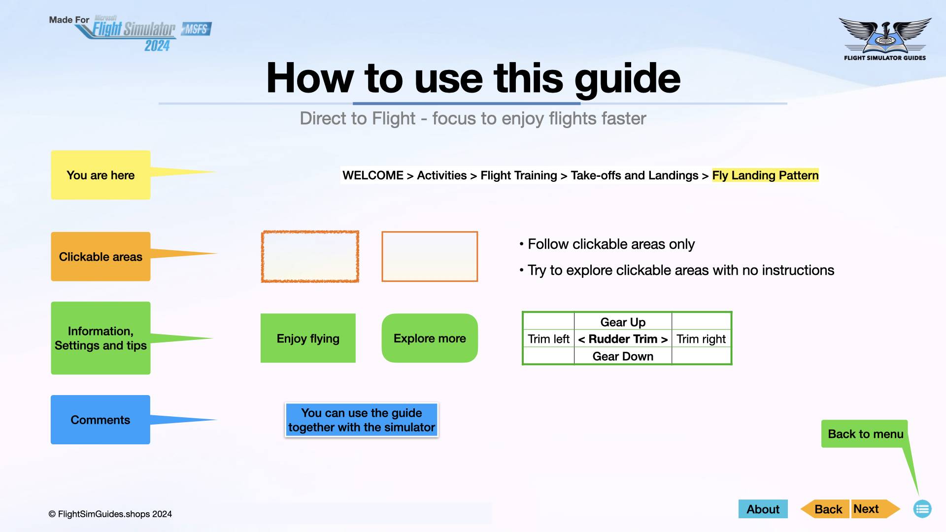 Just Flight - MSFS 2024 EFB Quick Guide