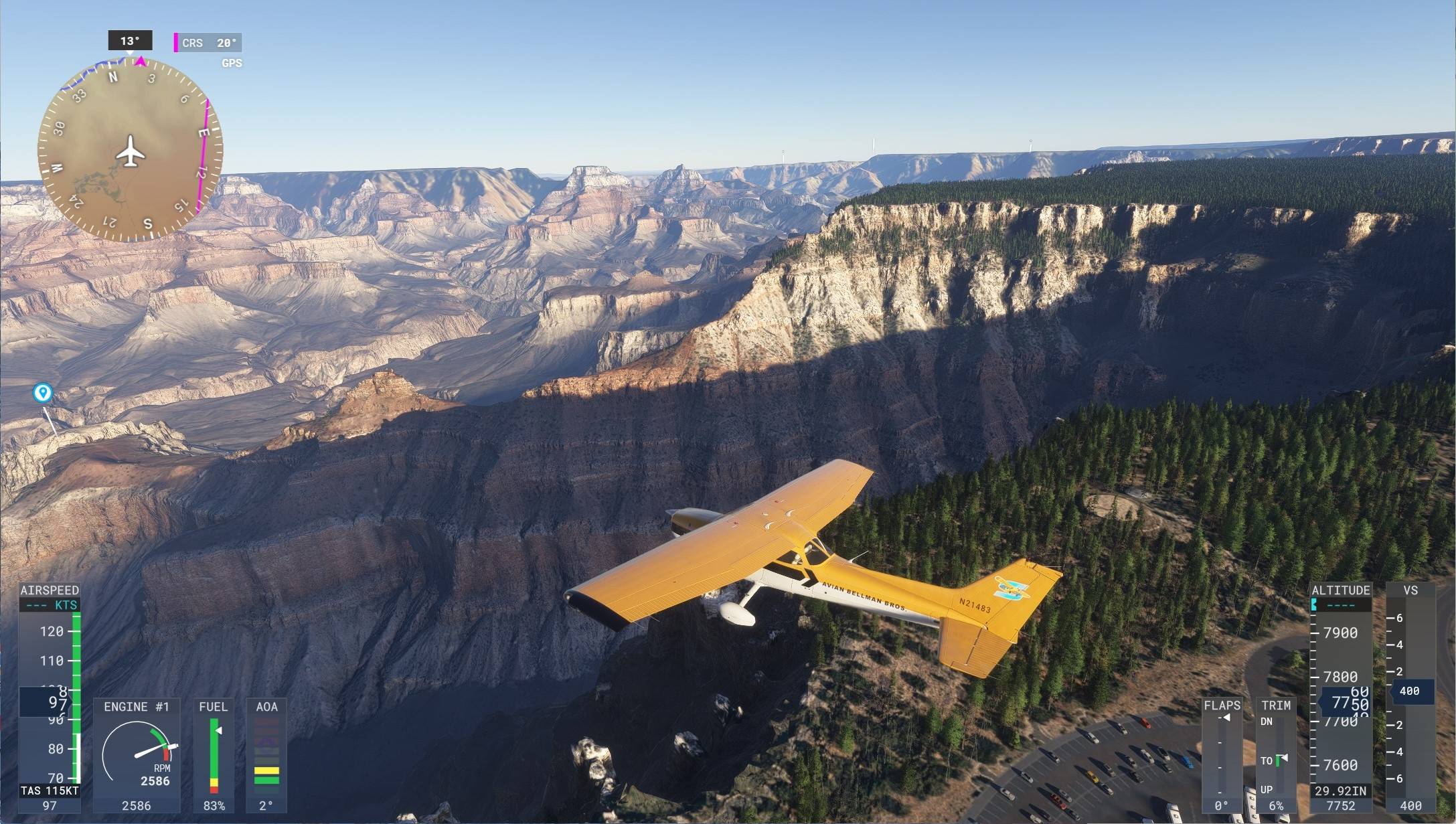 Just Flight - Low-Level Flying - Grand Canyon Tour Guide