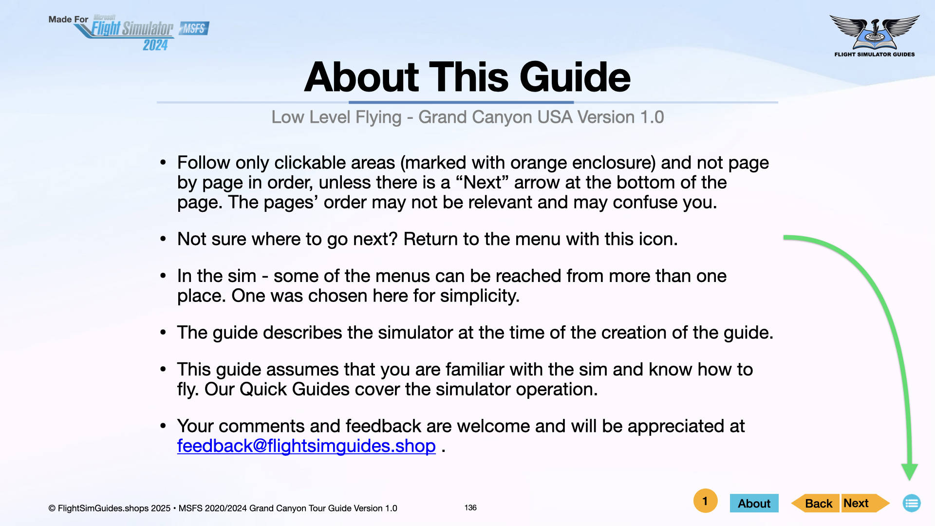 Just Flight - Low-Level Flying - Grand Canyon Tour Guide