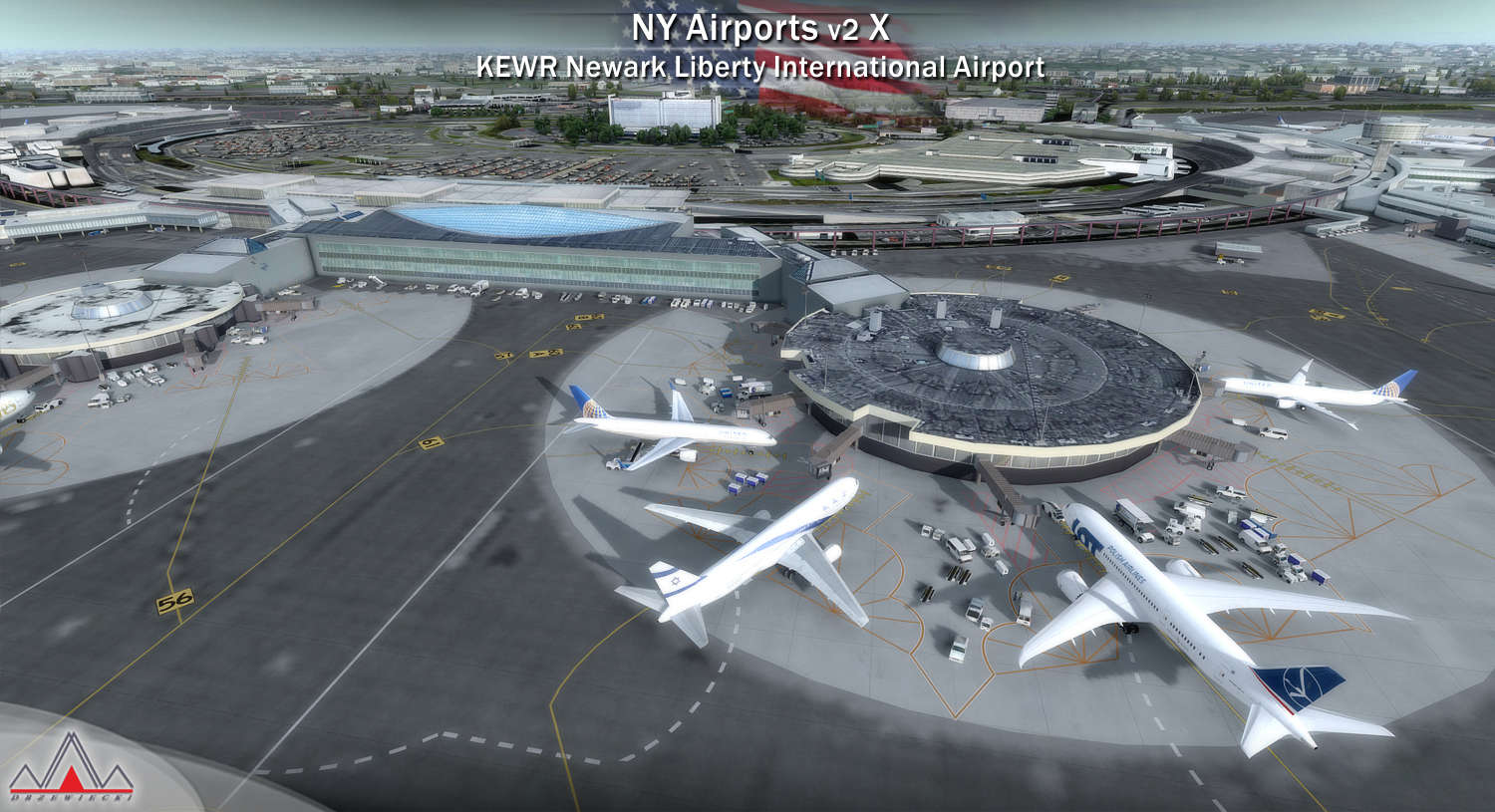 Just Flight - New York Airports X v2 - KEWR KLDJ KCDW
