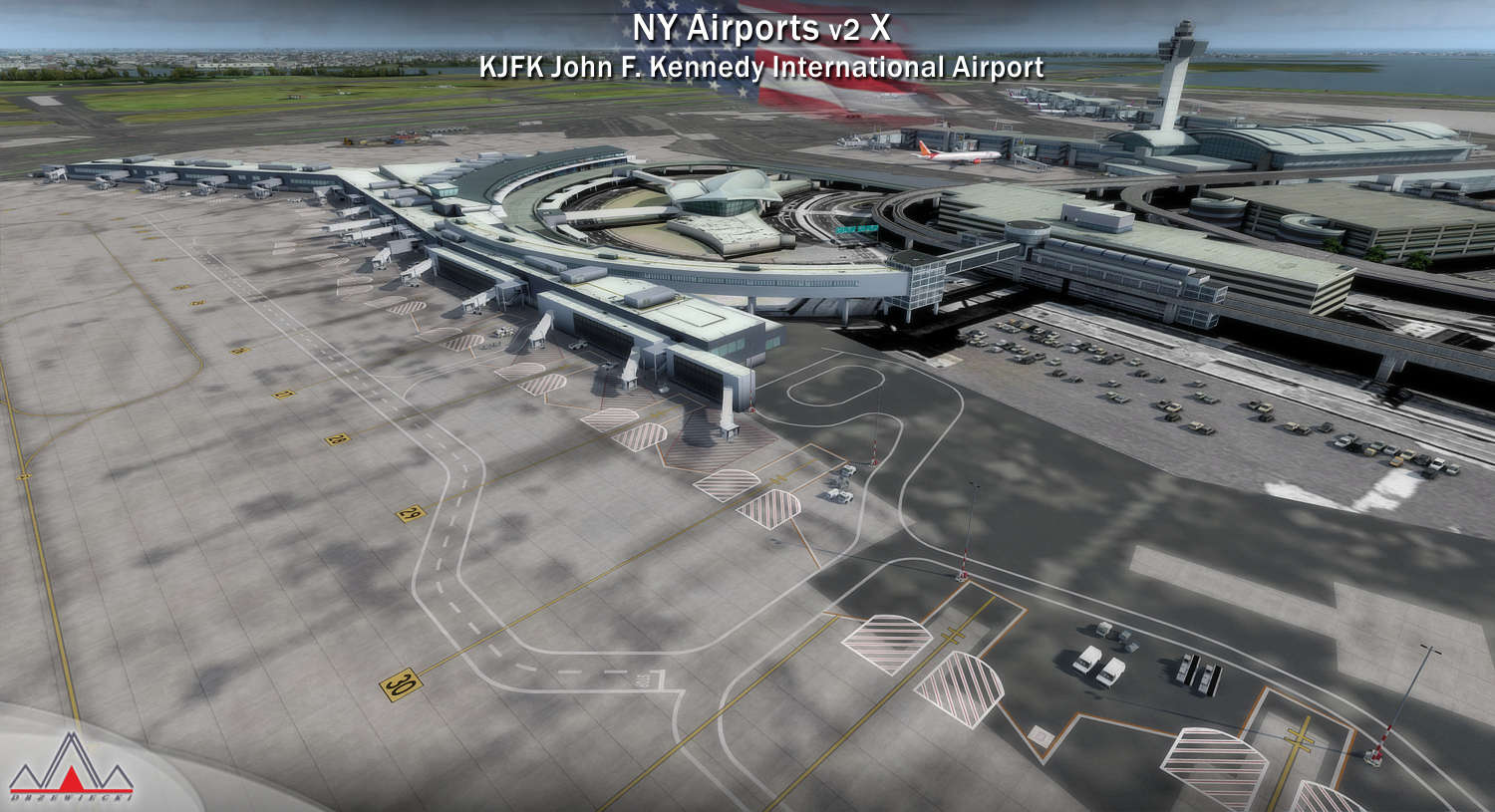 Just Flight - New York Airports X v2 - KJFK KLGA KTEB