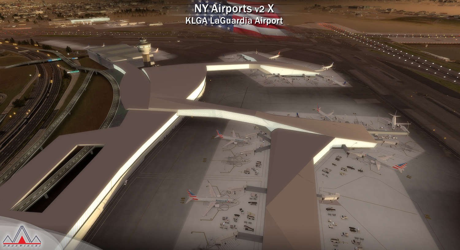 Just Flight - New York Airports X v2 - KJFK KLGA KTEB