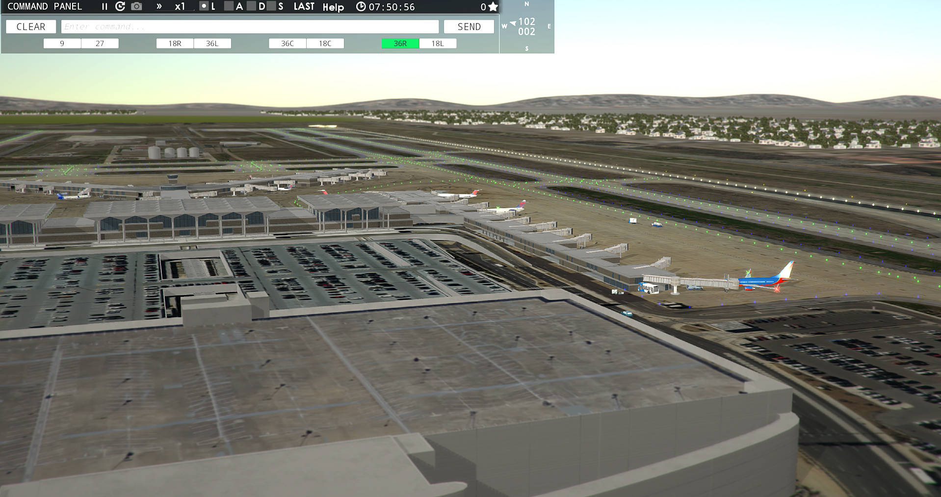 Just Flight - Real Color KMEM for Tower!3D