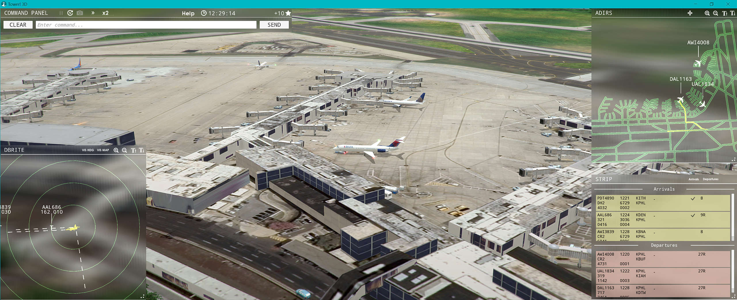 Just Flight - Real Color KPHL for Tower!3D