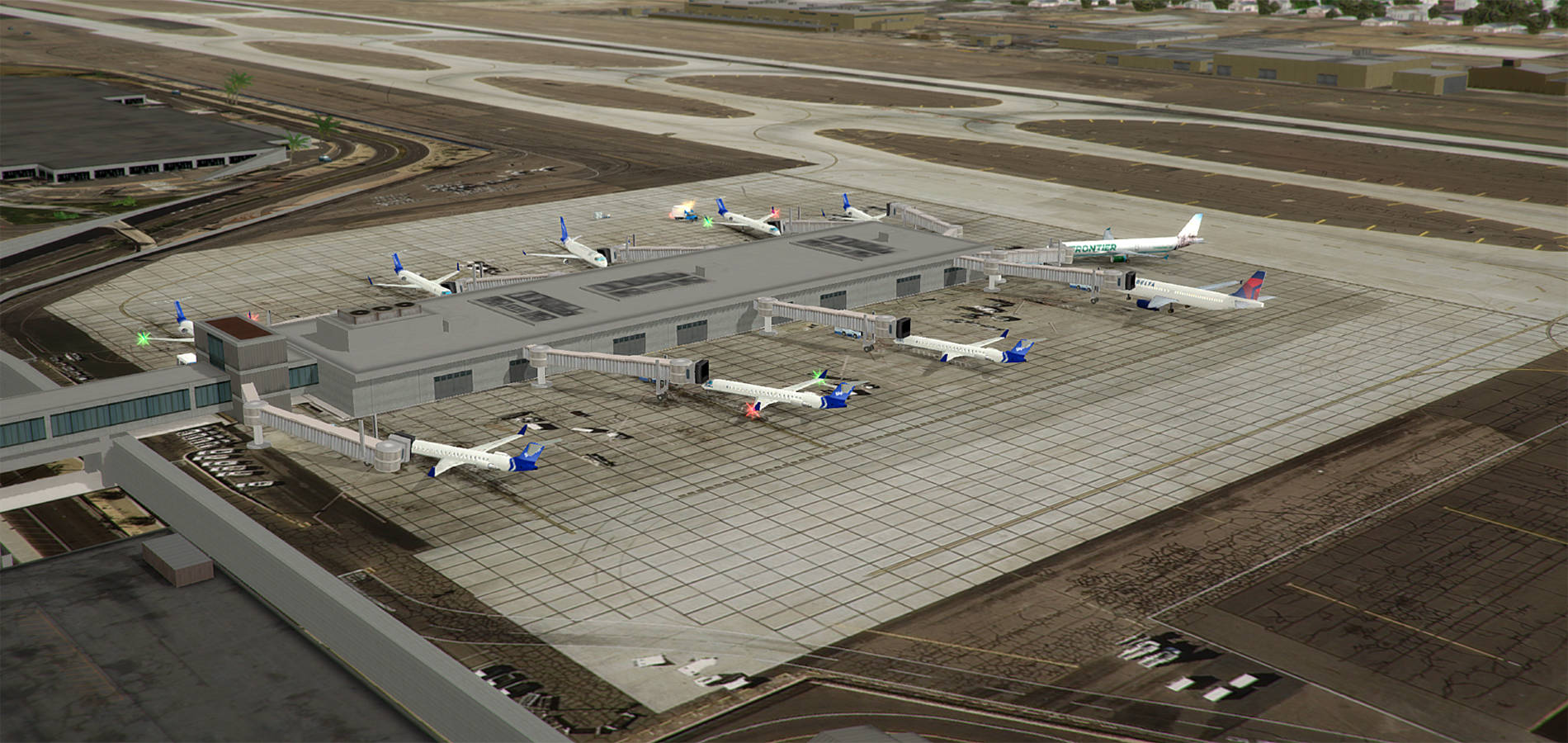 Just Flight - Real Color KPHX for Tower!3D