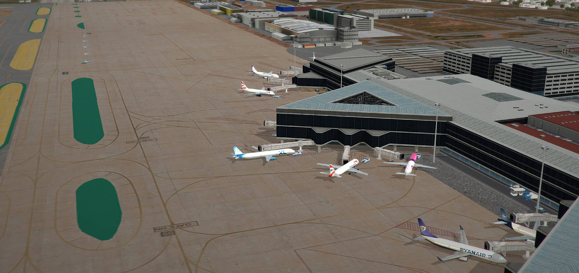 Just Flight - Real Color LEBL for Tower!3D