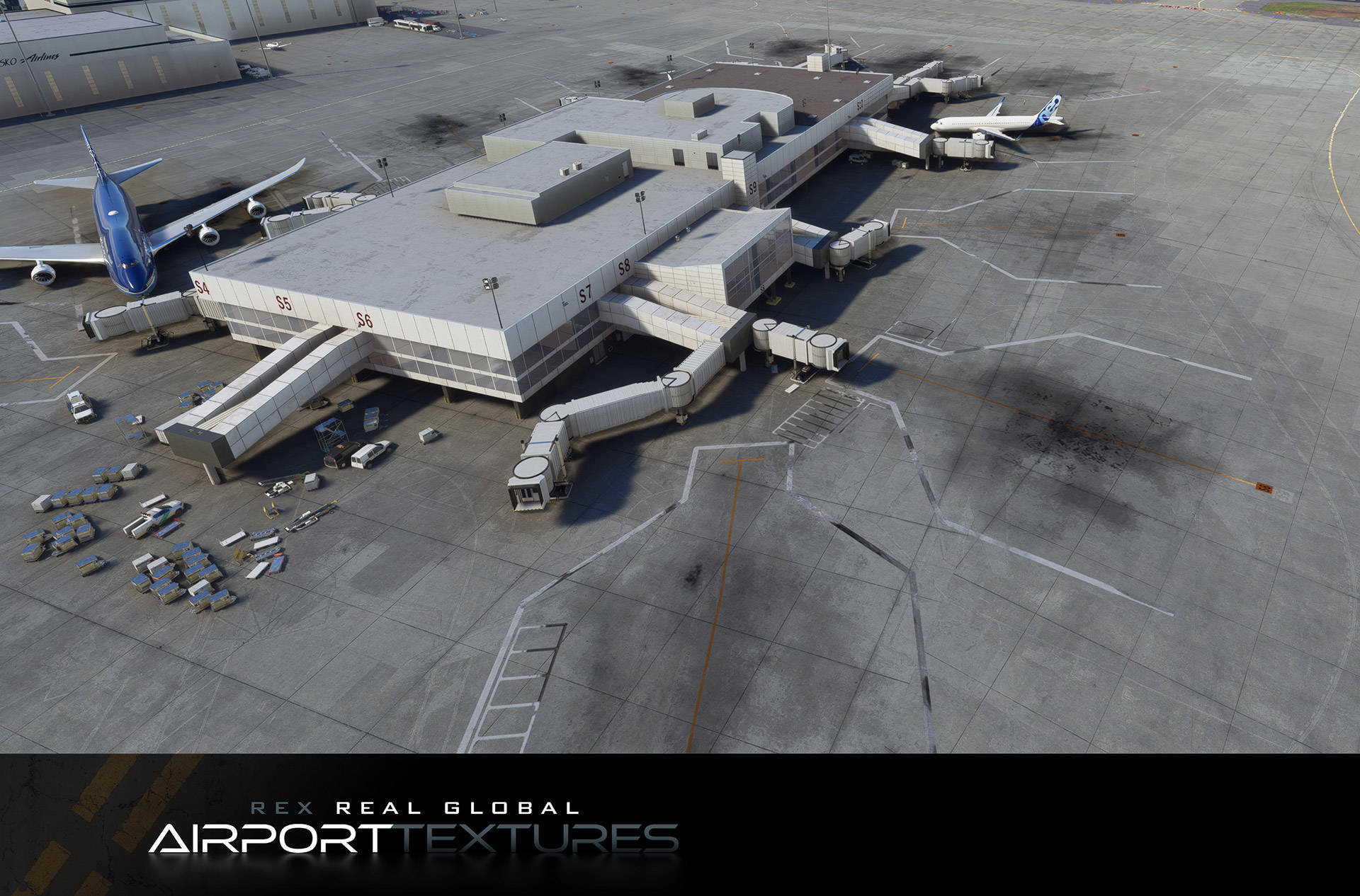 Just Flight - REX Real Global Airport Textures